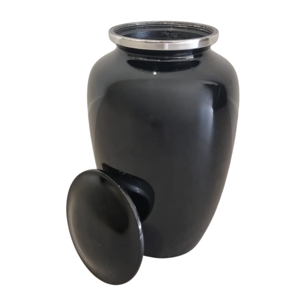 Custom Black Cremation Urn – Eternal Urns Australia
