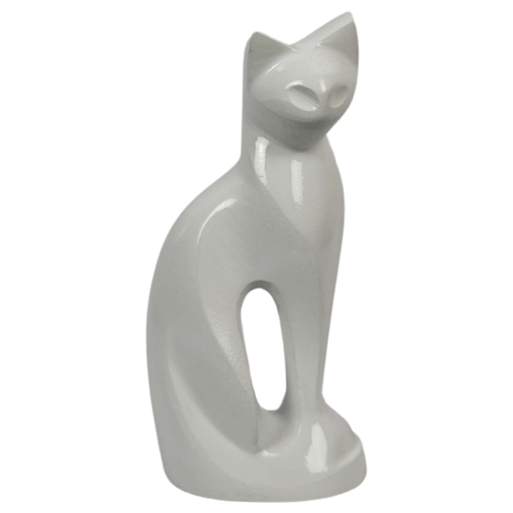 Ivory Cat Cremation Urn – Eternal Urns Australia