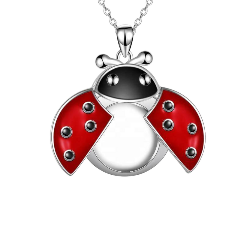 Ladybug Cremation Locket – Eternal Urns Australia