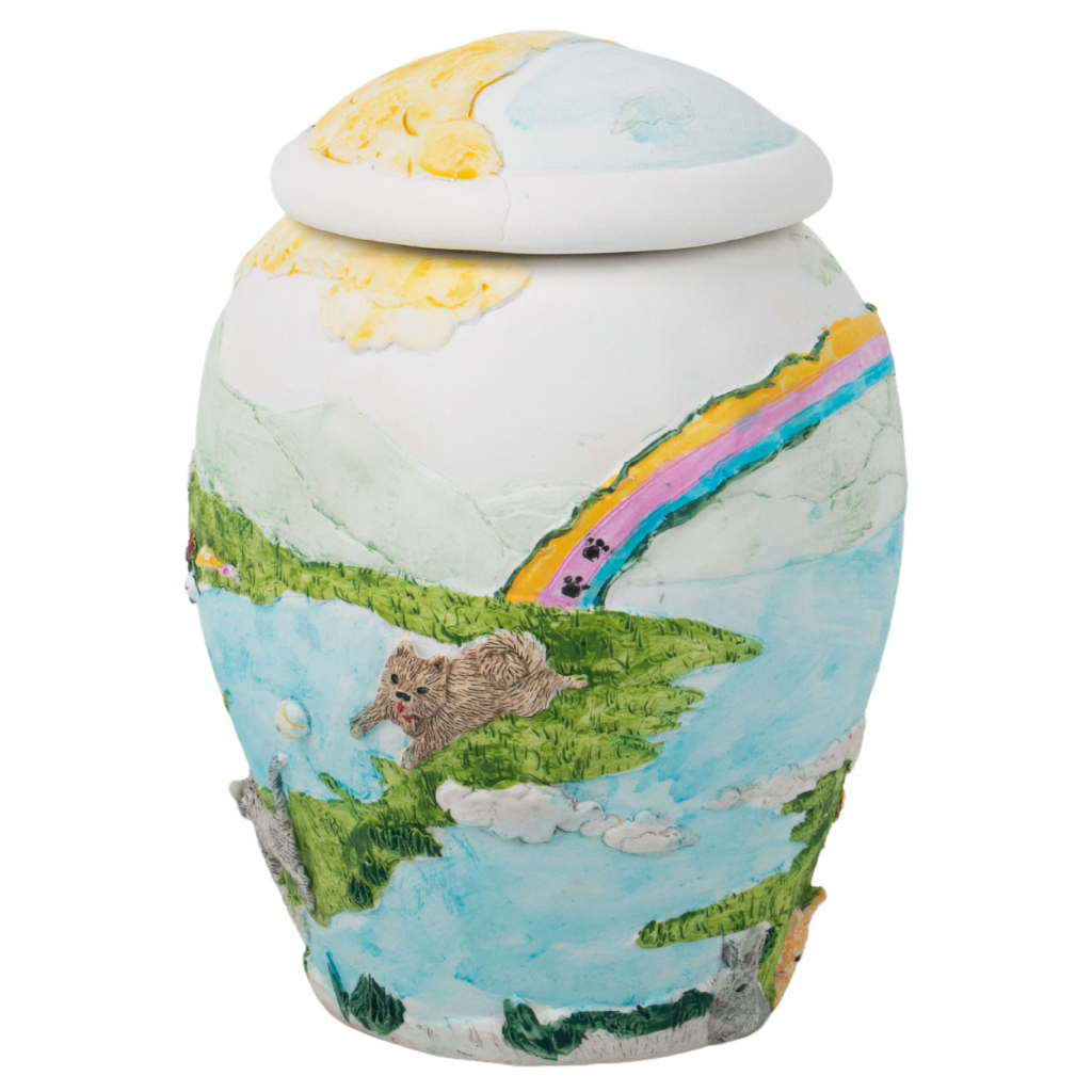 Rainbow Bridge Ceramic Resin Urn – Eternal Urns Australia