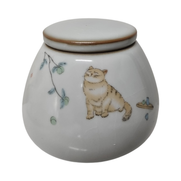 Sitting Kitty Cat Ceramic Keepsake Urn – Eternal Urns Australia